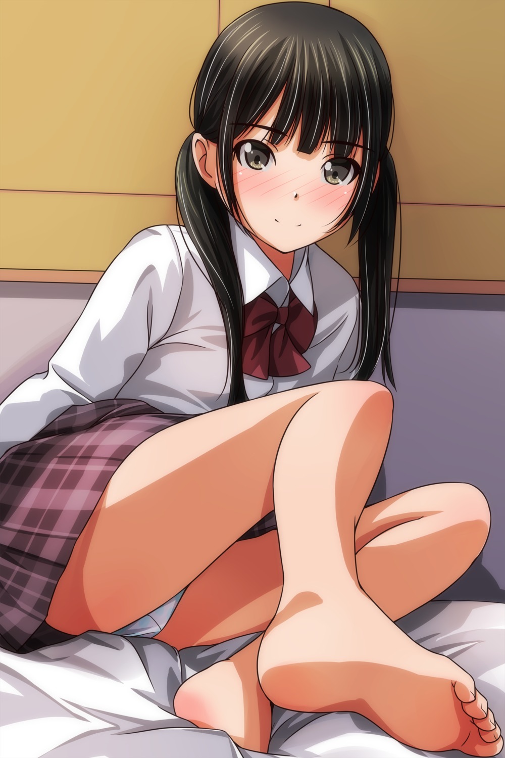 matsunaga kouyou feet loli pantsu seifuku skirt lift | #1138854 | yande.re